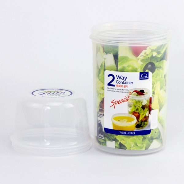 Hộp Nhựa Lock&Lock Twist Two Way 760ml+310ml - Nắp Màu đỏ - LLS223R - Chuyên Sỉ Hàng Lock&Lock ...
