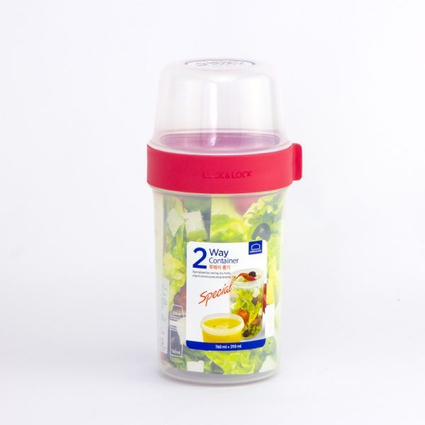 Hộp Nhựa Lock&Lock Twist Two Way 760ml+310ml - Nắp Màu đỏ - LLS223R - Chuyên Sỉ Hàng Lock&Lock ...