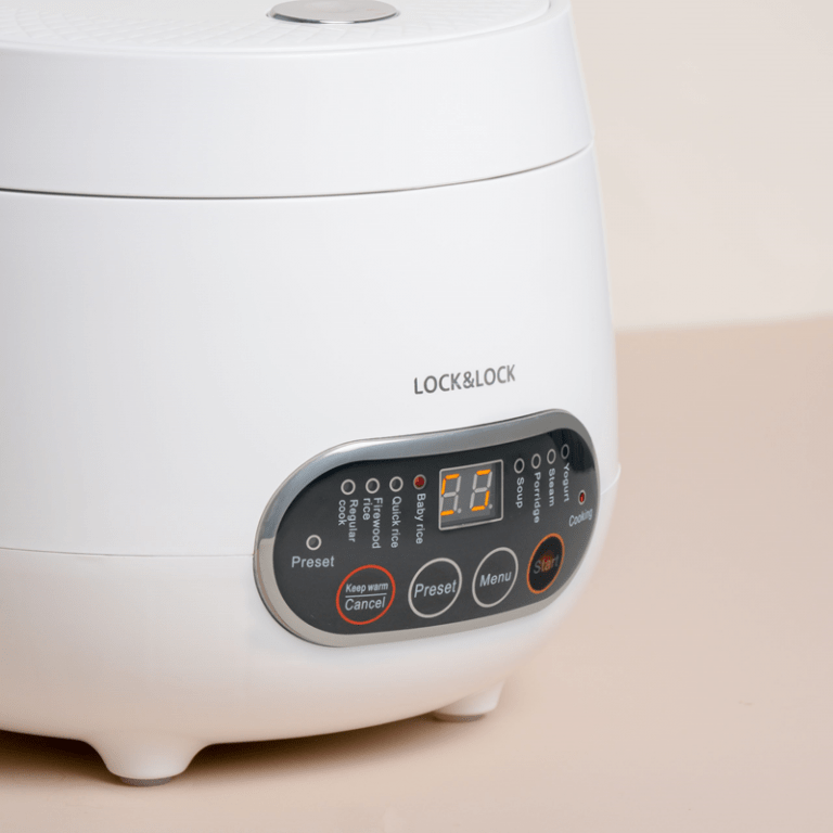 EJR326WHT – Nồi Cơm điện Kỹ Thuật Số Lock&Lock Digital Rice Cooker 0.8L ...