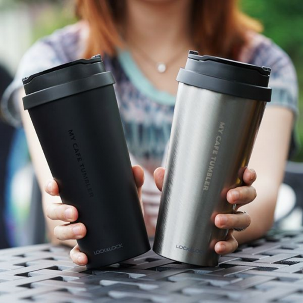 LHC4151BLK – Bình Giữ Nhiệt Bằng Thép Không Gỉ Lock&Lock Clip Tumbler ...